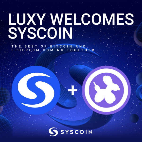 Luxy NFT Marketplace: Now Live on Syscoin
